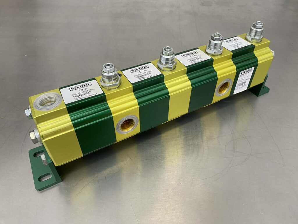 Adjustment of multivalve flow divider valves • Vivoil